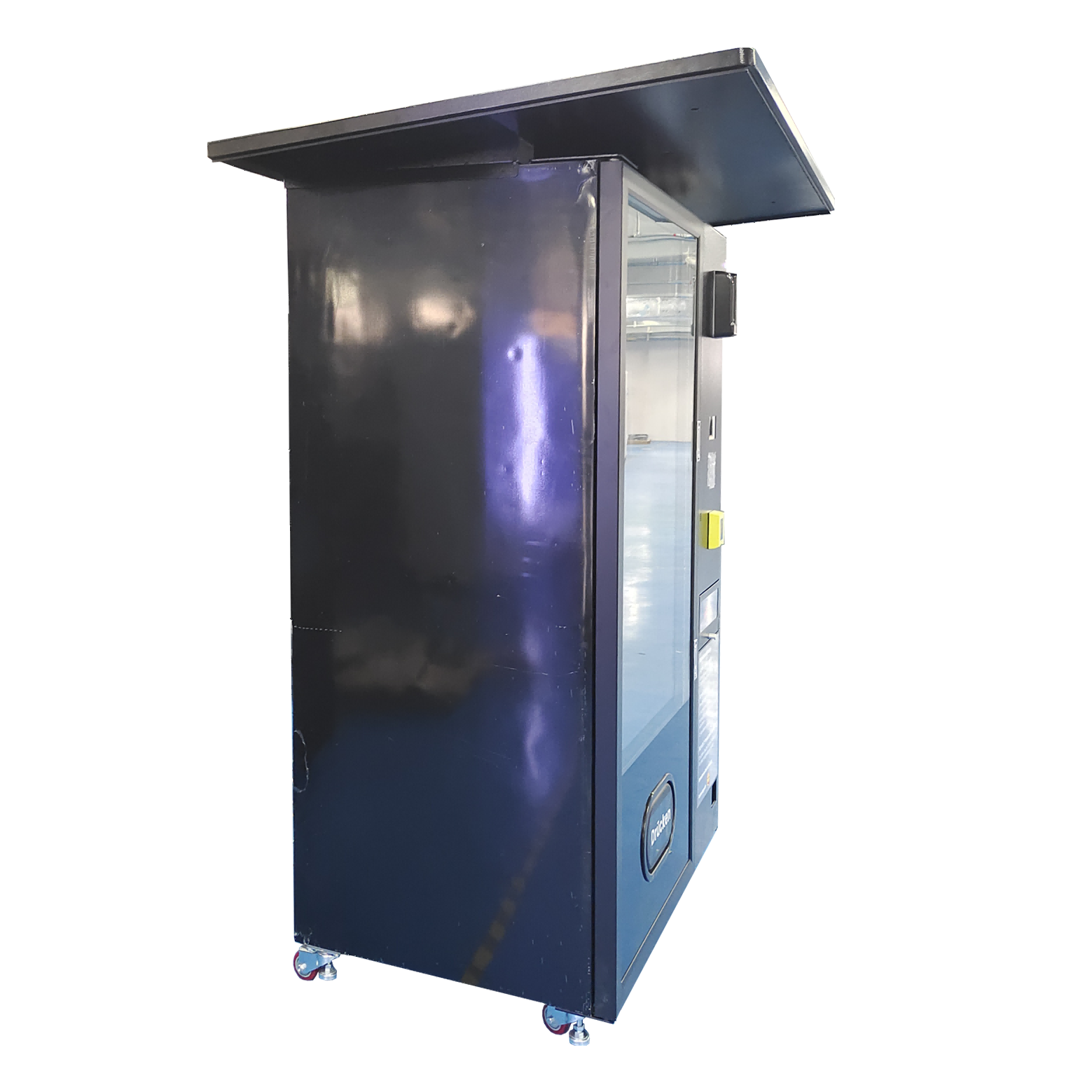 Outdoor Vending Machine with Shelter for Snacks Drinks